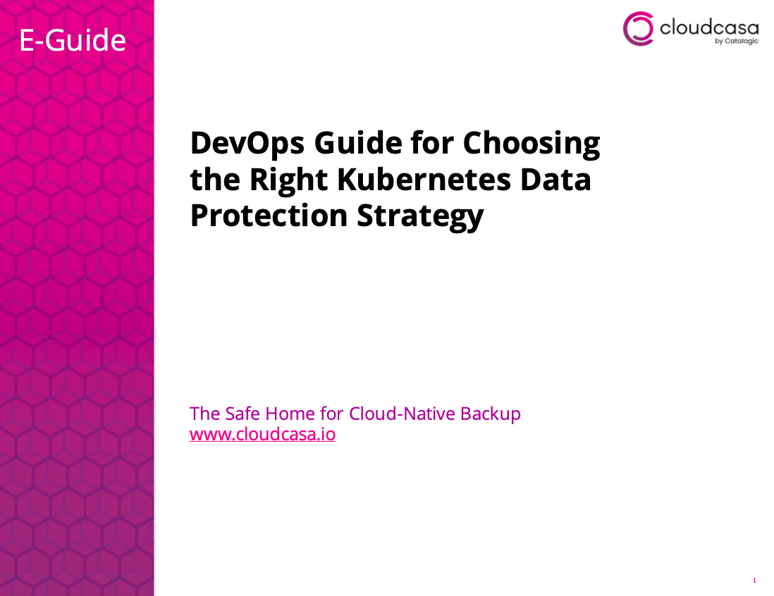 Devops Guide For Choosing The Right Kubernetes Data Protection Strategy