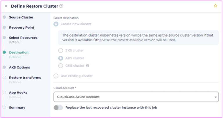 Step by Step Migration Guide: AKS Clusters to Azure Linux Using CloudCasa - CloudCasa