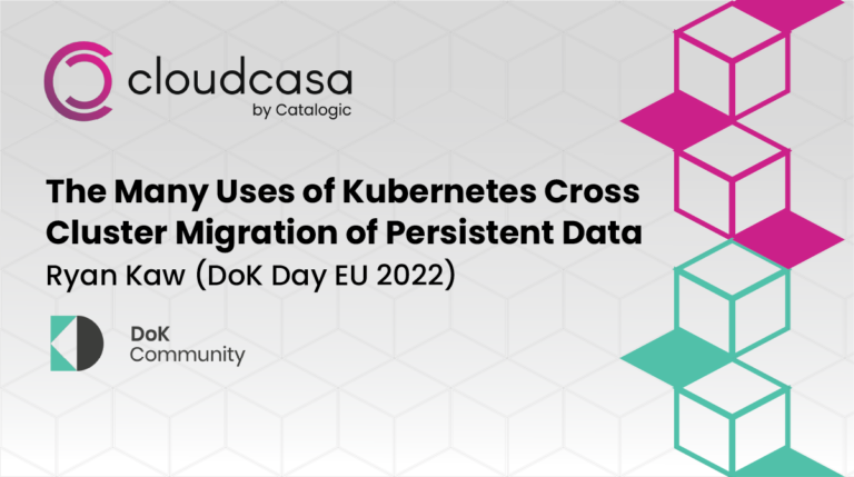 Uses of Kubernetes Cross Cluster Migration - Persistent Data